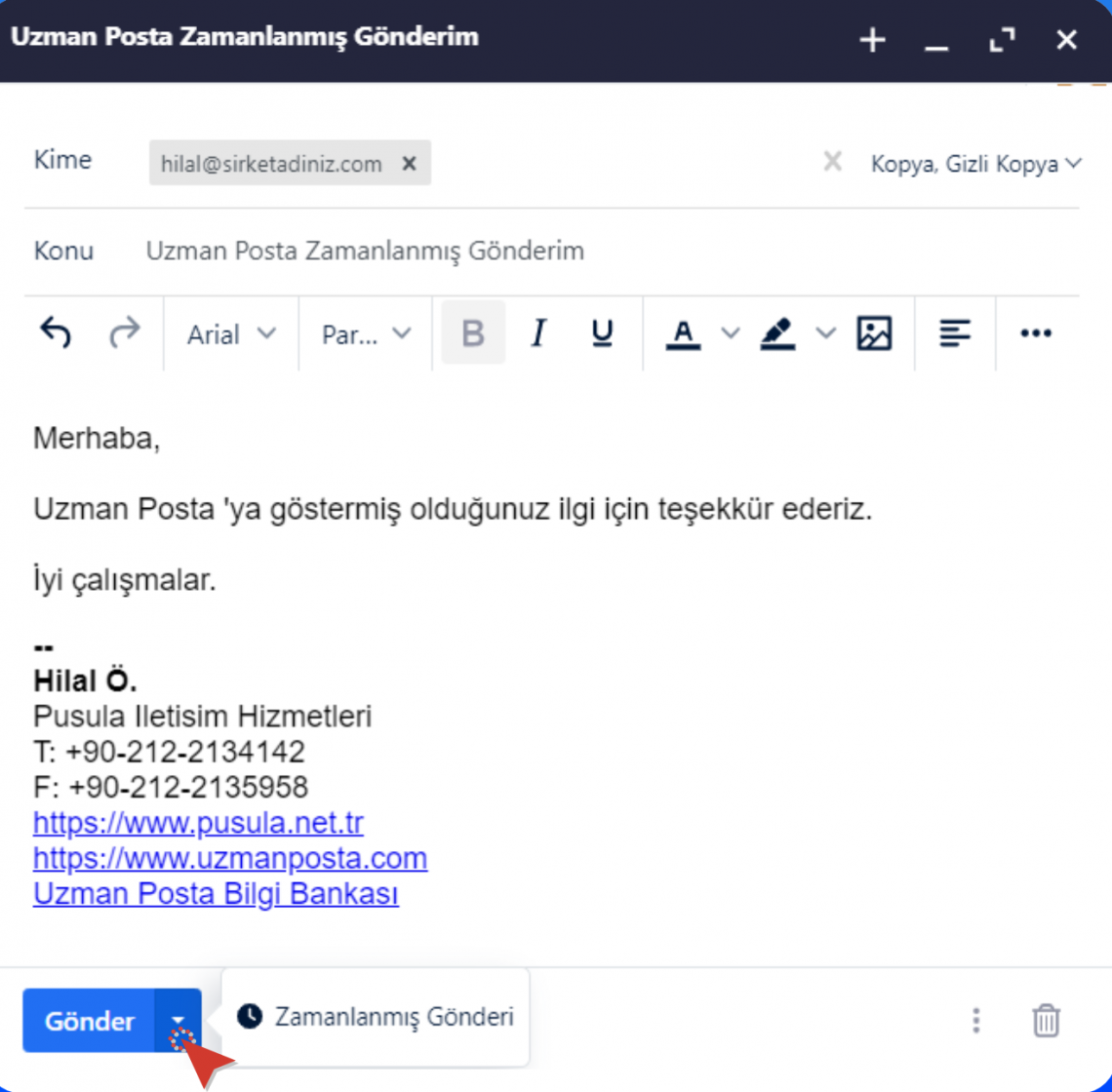 Otomatik Mail Gönderme, Otomatik Zamanlanmış Mail Nasıl Oluşturulur? - Uzman Posta